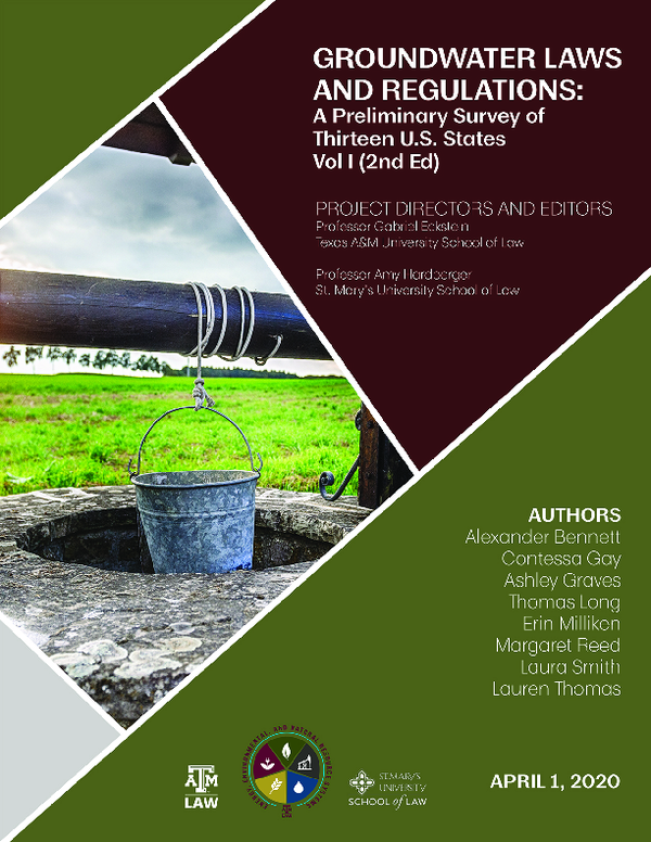 (PDF) Groundwater Laws and Regulations: Survey of Sixteen U.S. States ...