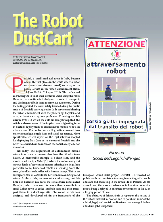 (PDF) The Robot DustCart