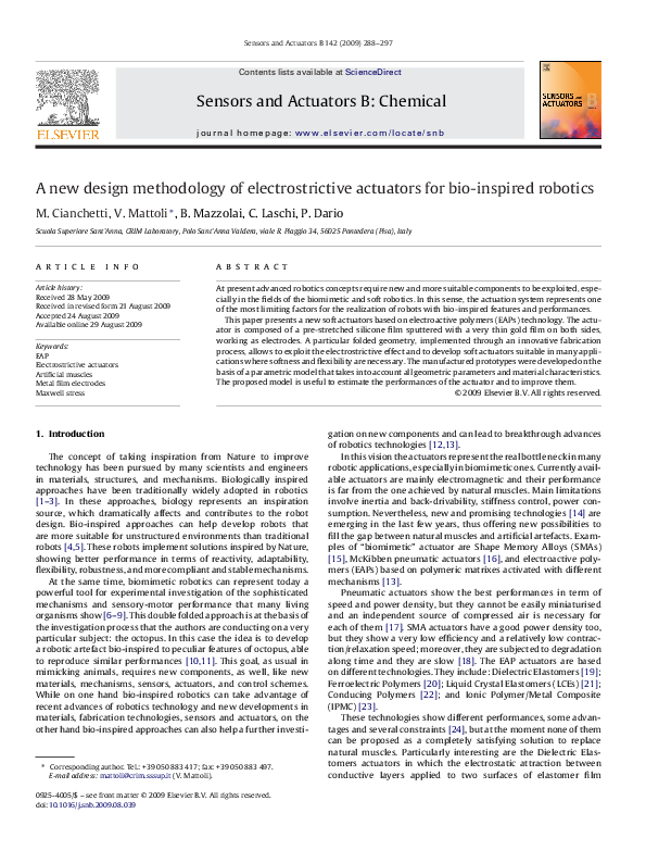 (PDF) A new design methodology of electrostrictive actuators for bio ...