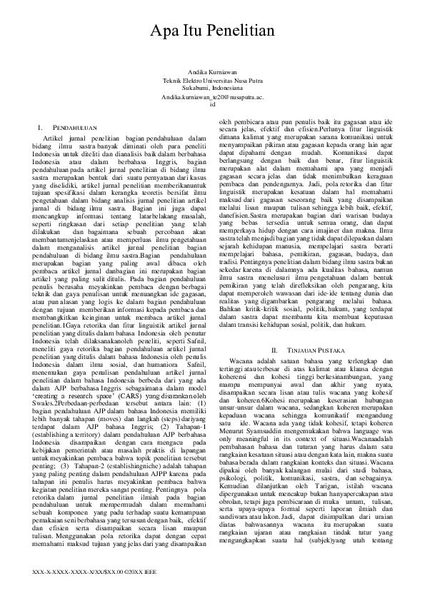 (PDF) Apa Itu Penelitian