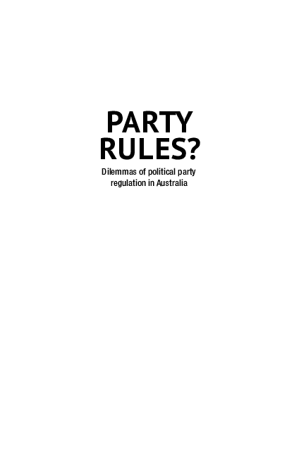 (PDF) Party Rules?