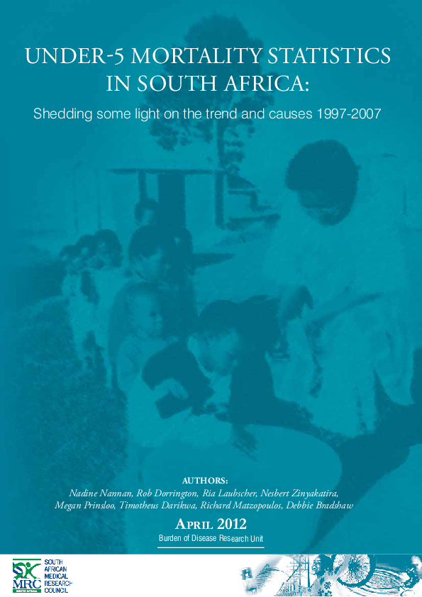 (PDF) UNDER-5 Mortality Statistics in South Africa | Megan Prinsloo ...