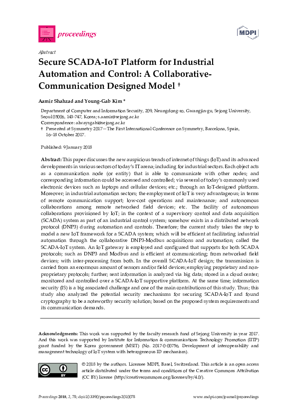 (PDF) Secure SCADA-IoT Platform for Industrial Automation and Control ...