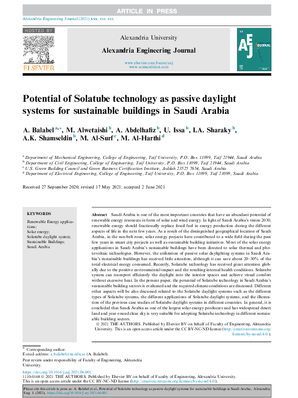 (PDF) Potential of Solatube technology as passive daylight systems for ...