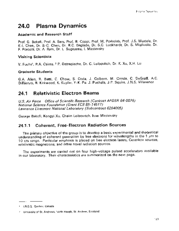 (PDF) Plasma Dynamics