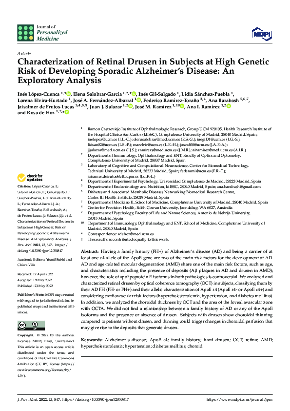 (PDF) Characterization of Retinal Drusen in Subjects at High Genetic Risk of Developing Sporadic ...