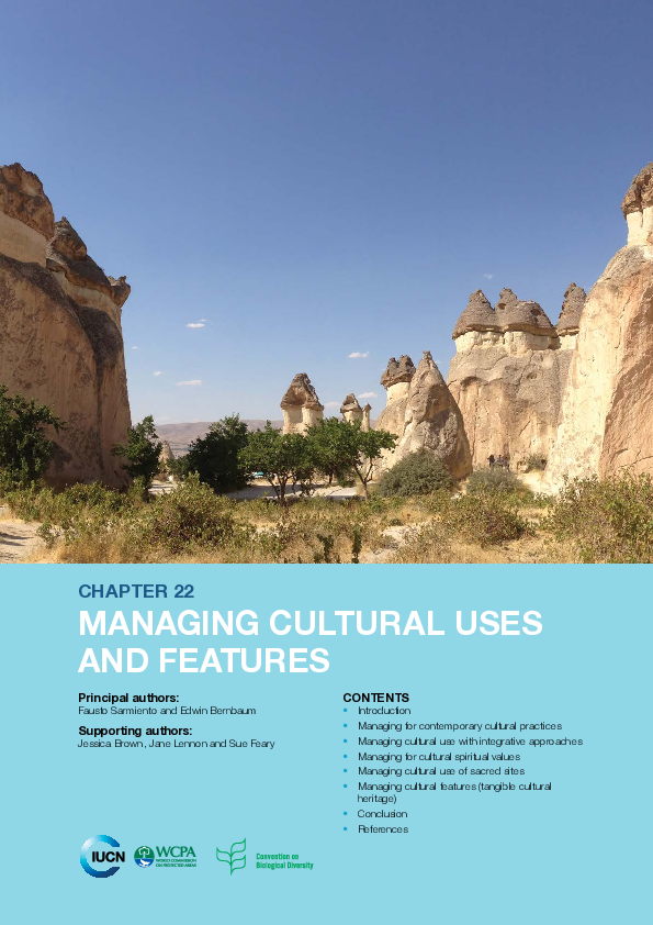 (PDF) Managing Cultural Uses and Features