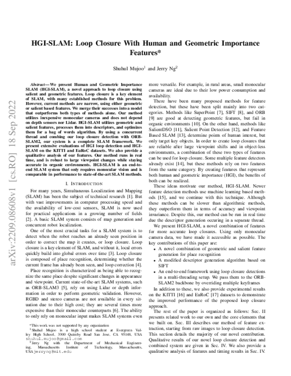 (PDF) HGI-SLAM: Loop Closure With Human and Geometric Importance Features
