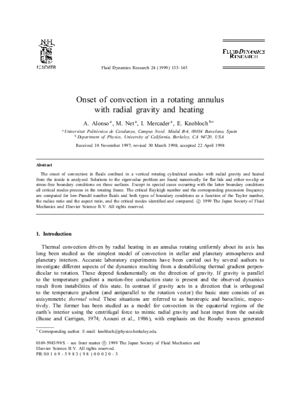 (PDF) Convection in a rotating, horizontal cylinder with radial and normal gravity forces ...