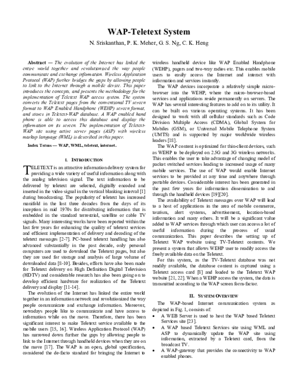 (PDF) WAP-teletext system