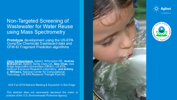 (PDF) Non-Targeted Screening of Wastewater for Water Reuse using Mass ...