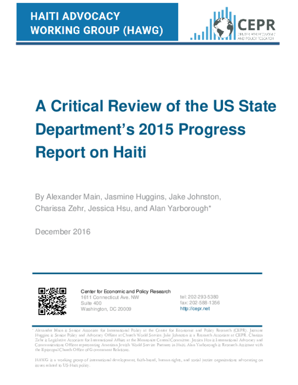(PDF) A Critical Review of the US State Department’s 2015 Progress ...