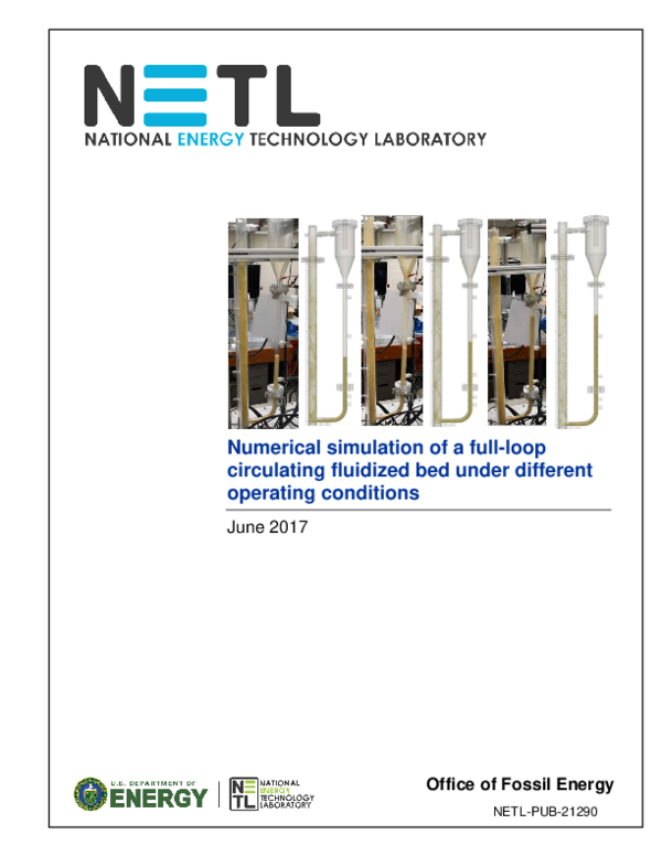 (PDF) Numerical simulation of a full-loop circulating fluidized bed under different operating ...