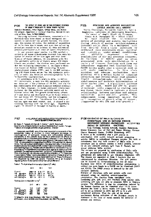 (PDF) Pyridine and adenine nucleotide levels during cell growth