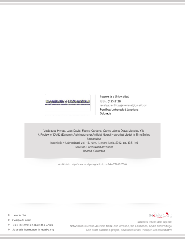 Pdf A Review Of Dan2 Dynamic Architecture For Artificial Neural