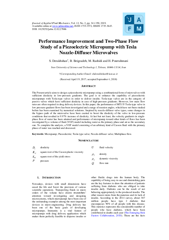 (PDF) Performance Improvement and Two-Phase Flow Study of a ...