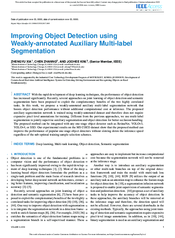 (PDF) Improving Object Detection using Weakly-annotated Auxiliary Multi-label Segmentation ...