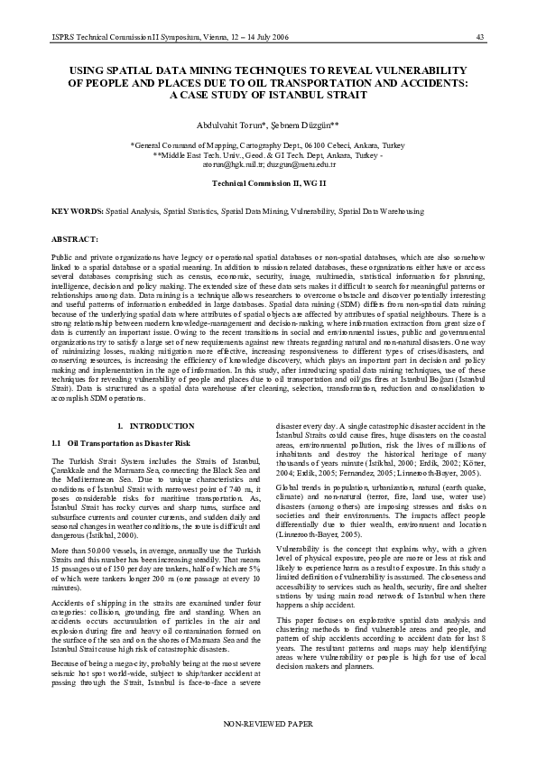 (PDF) Using spatial data mining techniques to reveal vulnerability of people and places due to ...