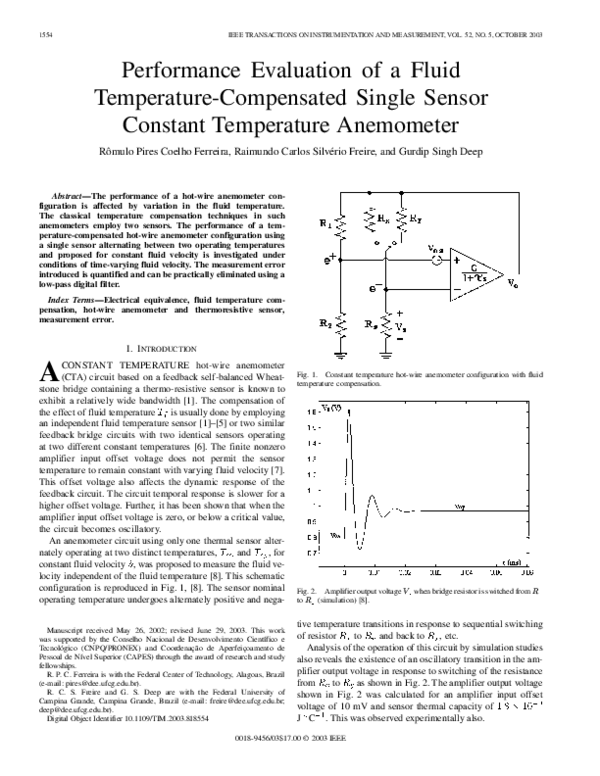 (PDF) Performance evaluation of a fluid temperature-compensated single ...