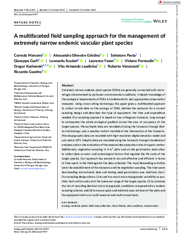 (PDF) A multifaceted field sampling approach for the management of ...