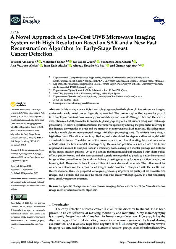 (PDF) A Novel Approach of a Low-Cost UWB Microwave Imaging System with High Resolution Based on ...