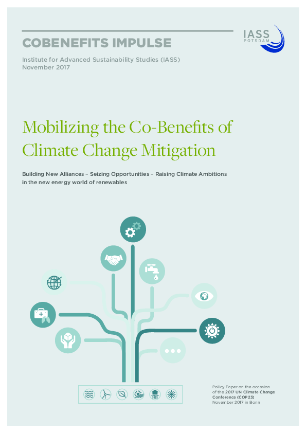 (PDF) Mobilizing the co-benefits of climate change mitigation ...