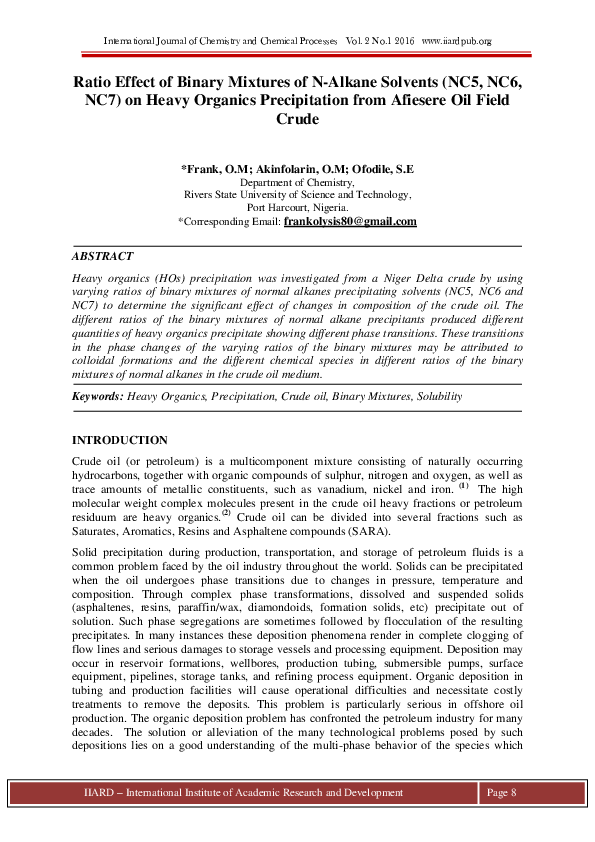 (PDF) Ratio Effect of Binary Mixtures of N-Alkane Solvents (NC5, NC6 ...