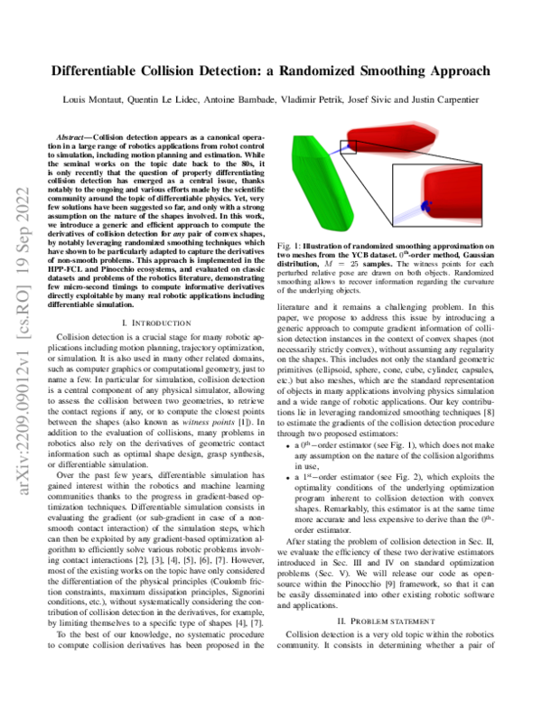 (PDF) Differentiable Collision Detection: a Randomized Smoothing Approach