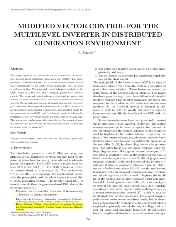 (PDF) Recursive MUSIC Algorithm for Mitigating Power Disturbances