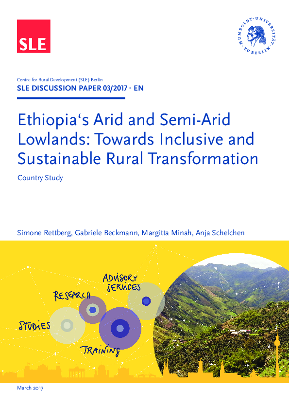 (PDF) Ethiopia‘s Arid and Semi-Arid Lowlands: Towards Inclusive and ...