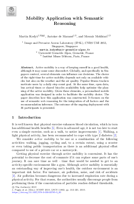 (PDF) Semantic reasoning for enabling mobility and context-awareness