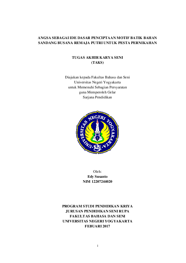 (PDF) Angsa Sebagai Ide Dasar Penciptaan Motif Batik Bahan Sandang ...