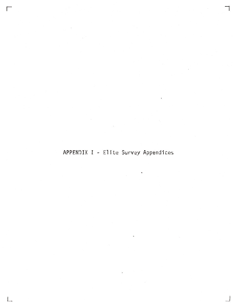 (PDF) Appendix ! Elite Survey Appendices | Jerry Dellipriscoli ...