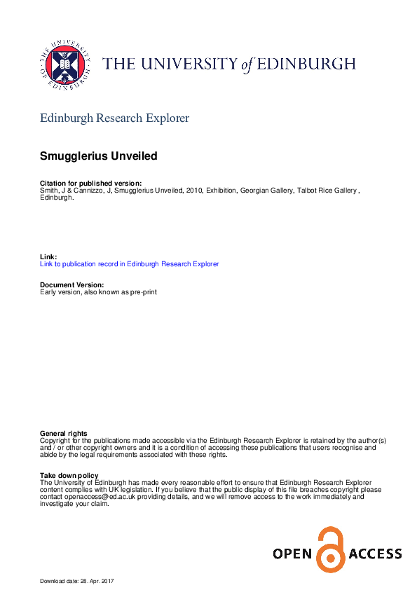 (PDF) Smugglerius Unveiled