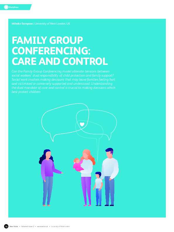 (PDF) Can the Family Group Conferencing model alleviate tensions ...