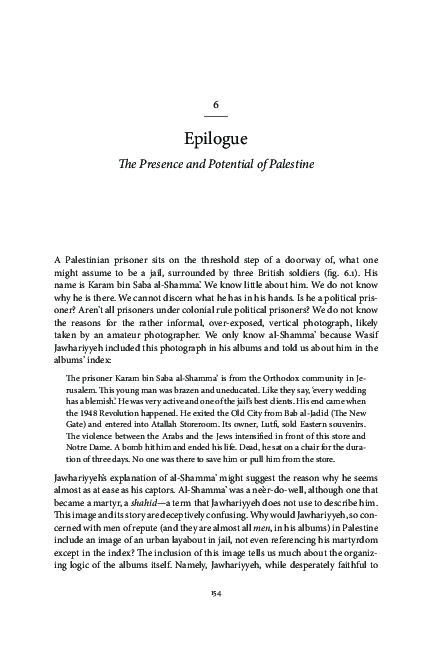 (PDF) Epilogue: The Presence and Potential of Palestine