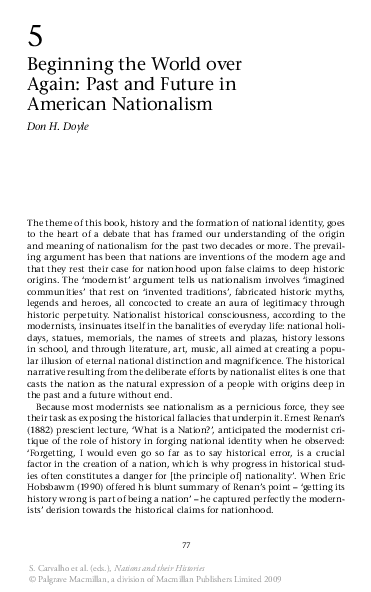 (PDF) Beginning the World over Again: Past and Future in American ...