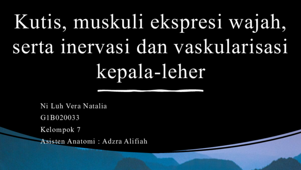 (PPT) Anatomi Kutis muskuli ekspresi wajah serta inervasi dan ...