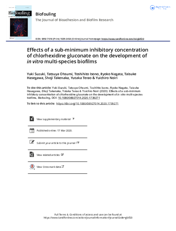 (PDF) Effects of Sub-minimum Inhibitory Concentrations of Gatifloxacin ...