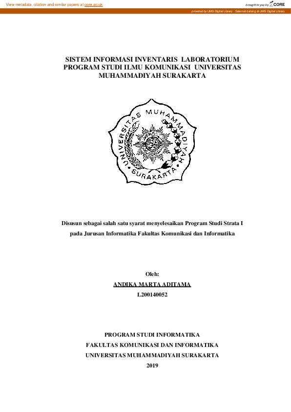 (PDF) Sistem informasi inventaris laboratorium program studi ilmu ...