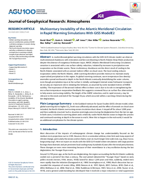 (PDF) AMOC Shutdowns in Warming Simulations