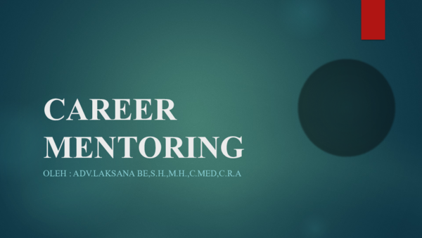(PPT) Career Mentoring