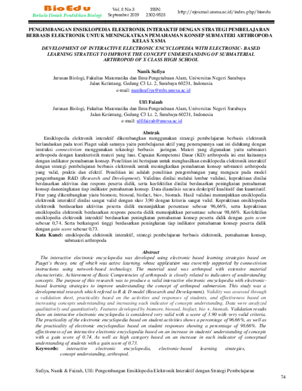 (PDF) Pengembangan Ensiklopedia Elektronik Interaktif Dengan Strategi Pembelajaran Berbasis ...