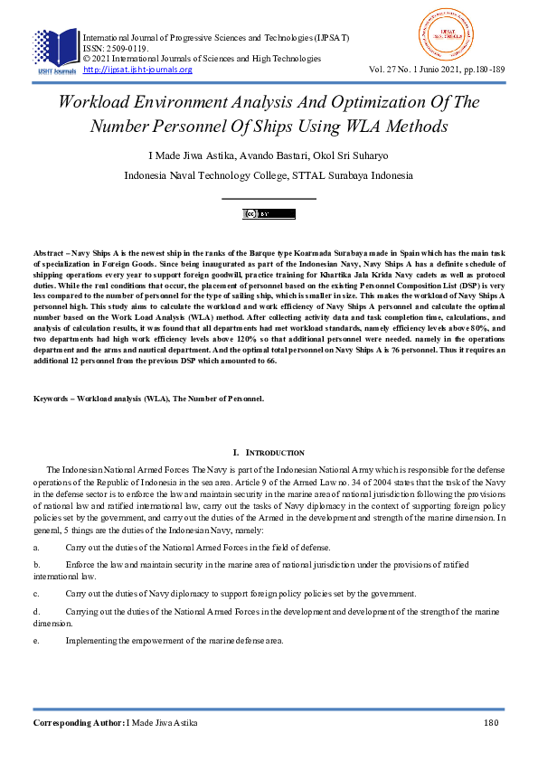 (PDF) Workload Environment Analysis And Optimization Of The Number ...