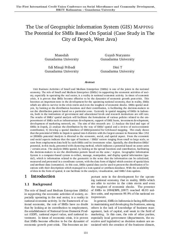 (PDF) The Use of Geographic Information System (GIS) MAPPING The ...