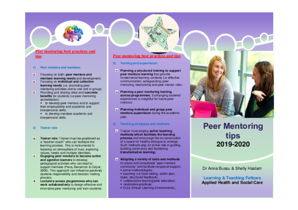 (PDF) Peer Mentoring Tips
