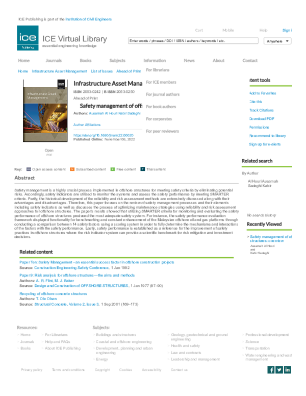 (PDF) Infrastructure Asset Management