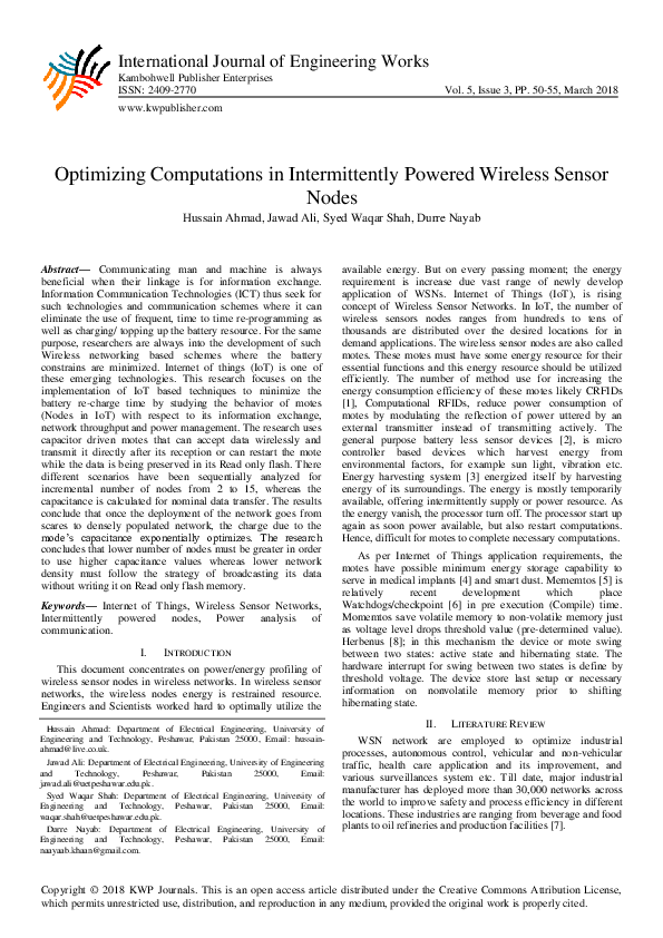 (PDF) Power Management in Wireless Sensor Nodes