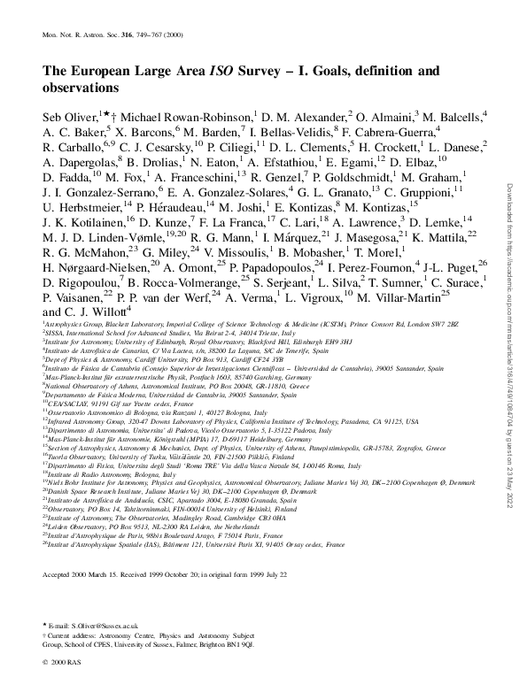 PDF The European Large Area ISO Survey I Goals Definition And pdf-the-european-large-area-iso-survey-i-goals-definition-and