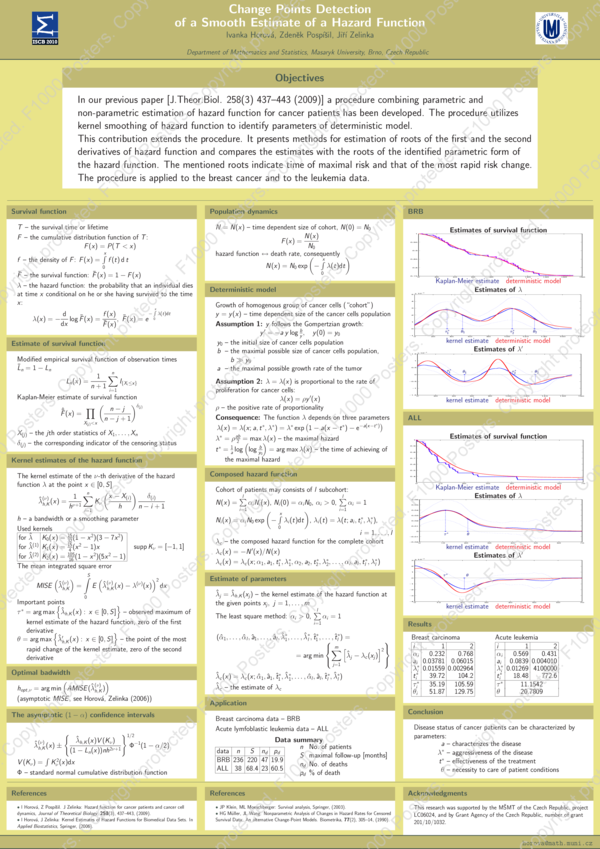 (PDF) Change points detection of a smooth estimate of a hazard function
